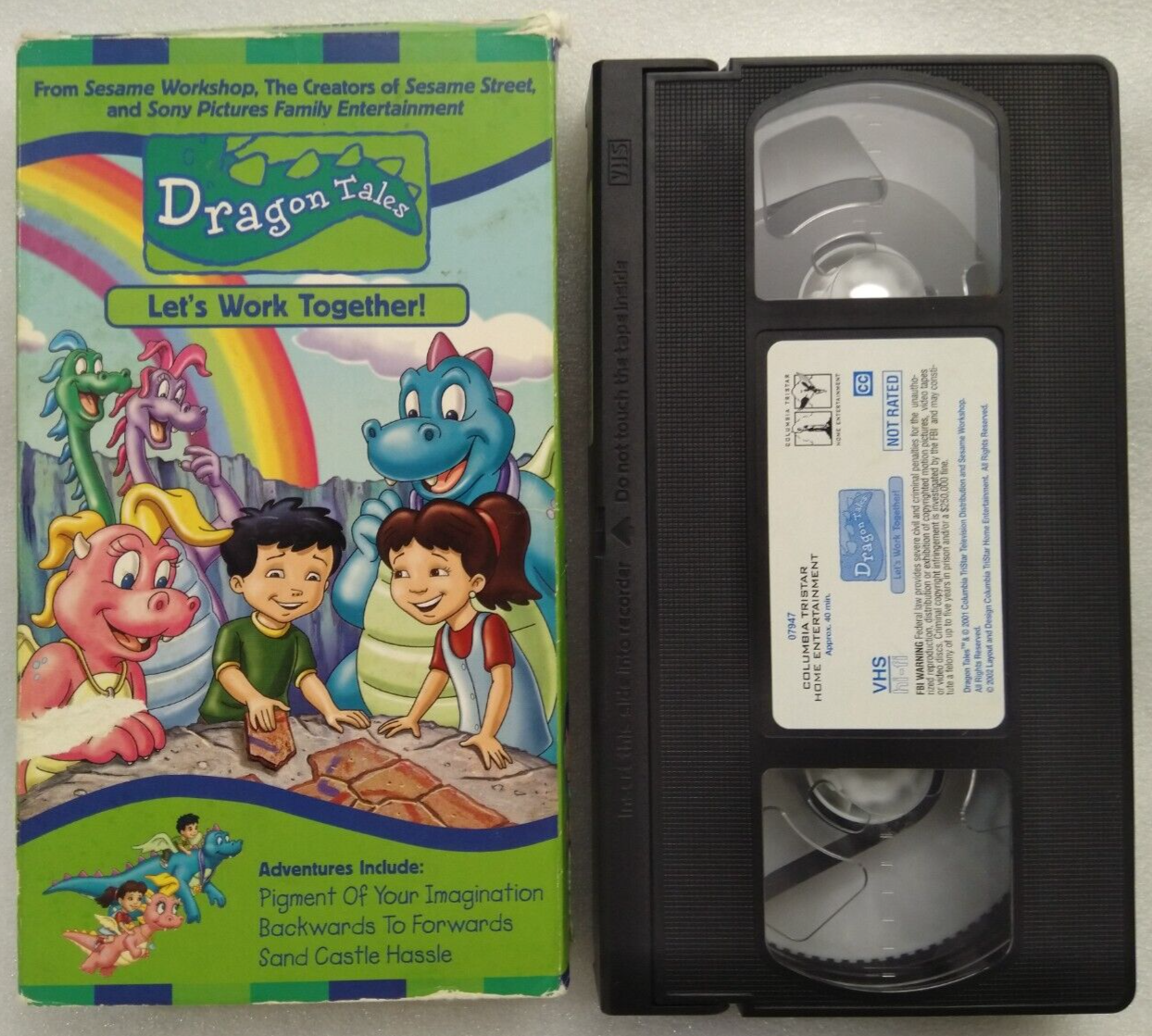 VHS Dragon Tales - Let's Work Together (VHS, 2002) - VHS Tapes