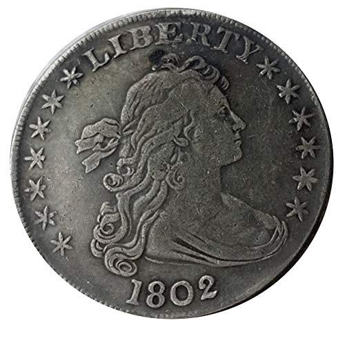 Rare Antique USA United States 1802 Liberty Silver Color Dollar Coin ...