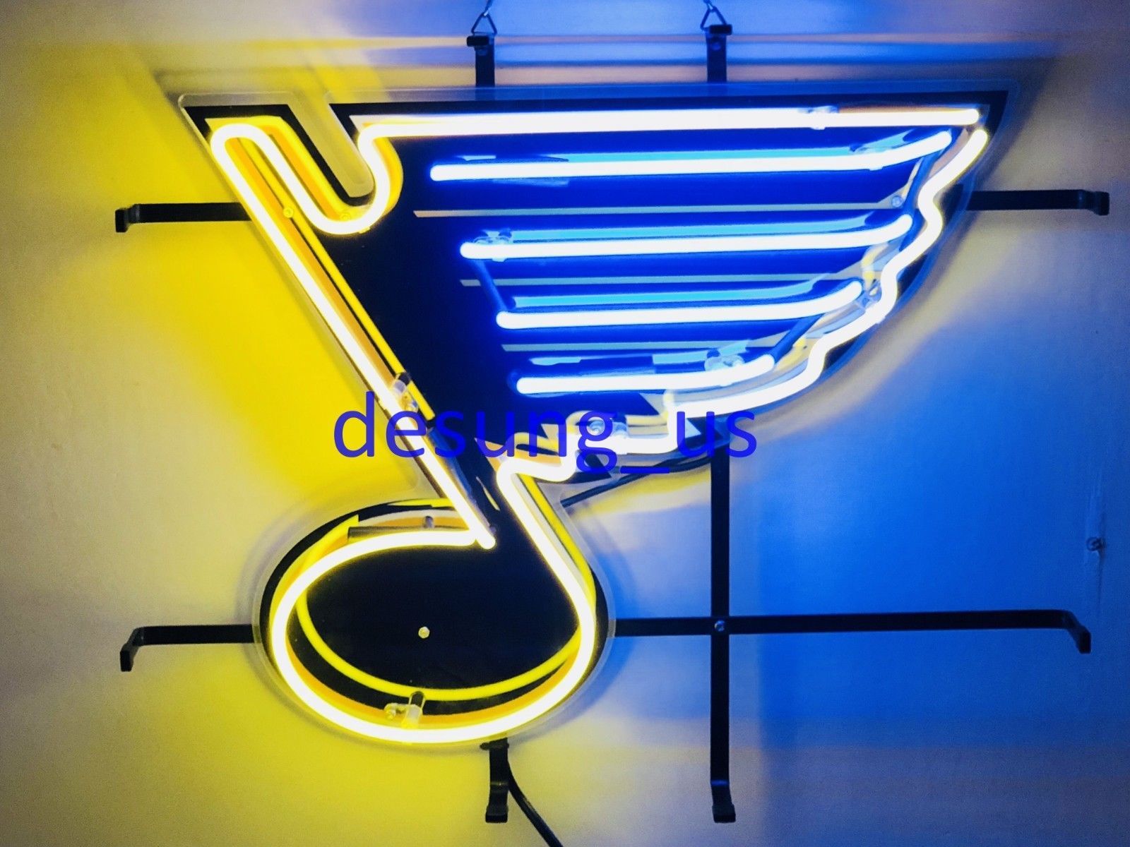 New St Louis Blues Light Lamp Neon Sign 24" with HD Vivid Printing ...