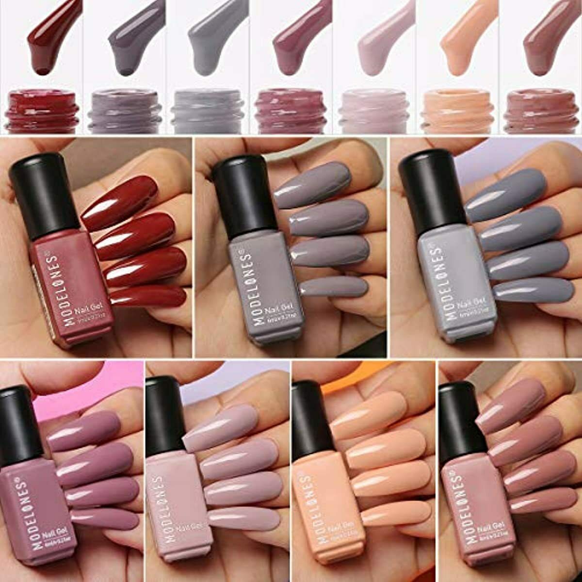Gel Nail Polish Kit With 48W U V Light Starter Kit Modelones Gel Polish Gel Nail Polish Kit With 48W U V Light Starter Kit Modelones Gel Polish