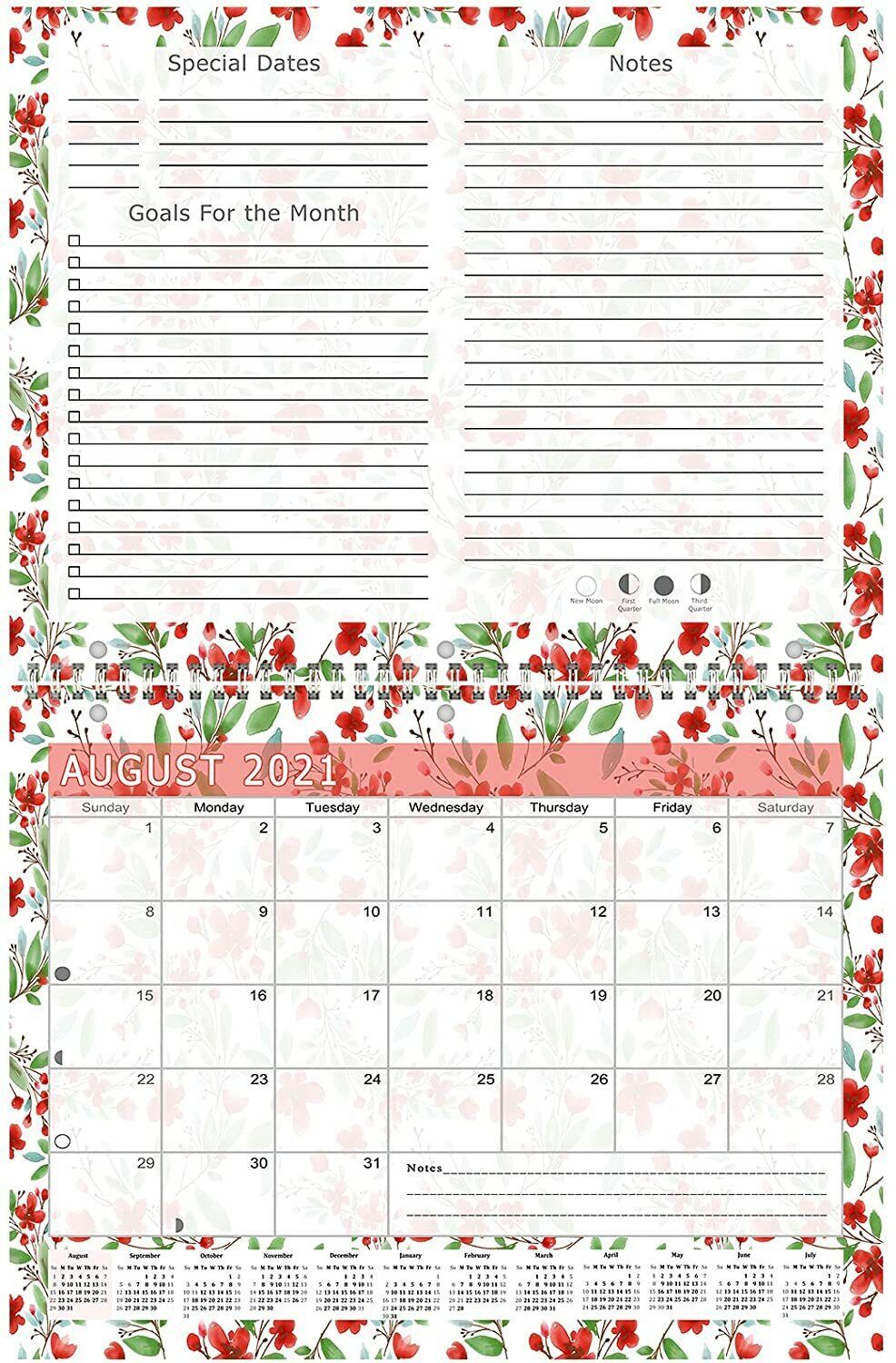 2021 - 2022 Academic Year 12 Months Student Calendar / Planner (Edition ...