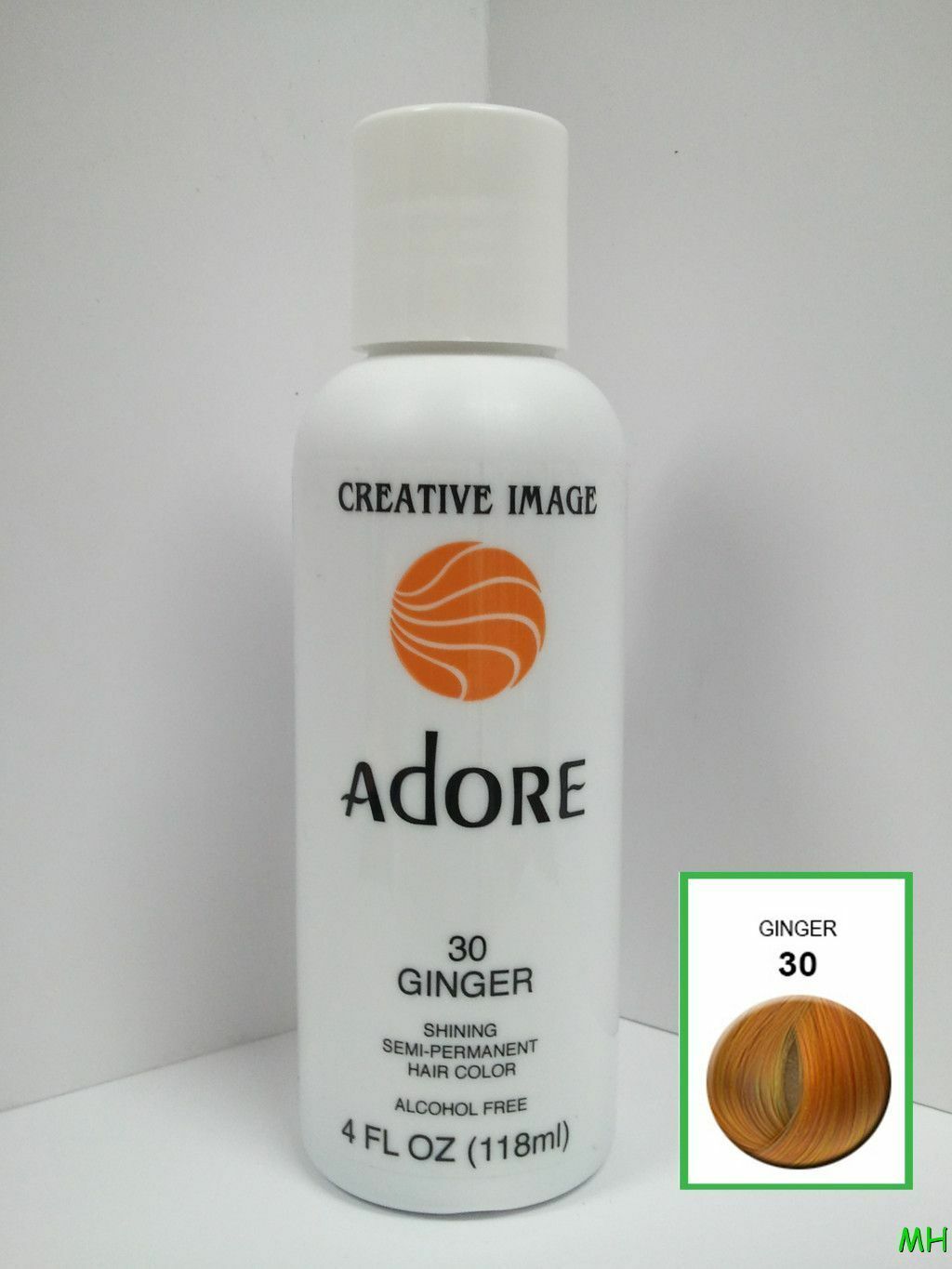 CREATIVE IMAGE ADORE SEMI PERMANENT HAIR COLOR #30 GINGER 4oz - Hair Color