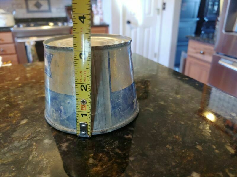 VINTAGE CROSSE & BLACKWELL PLUM PUDDING CAN TIN OPEN ON ONE END - Other