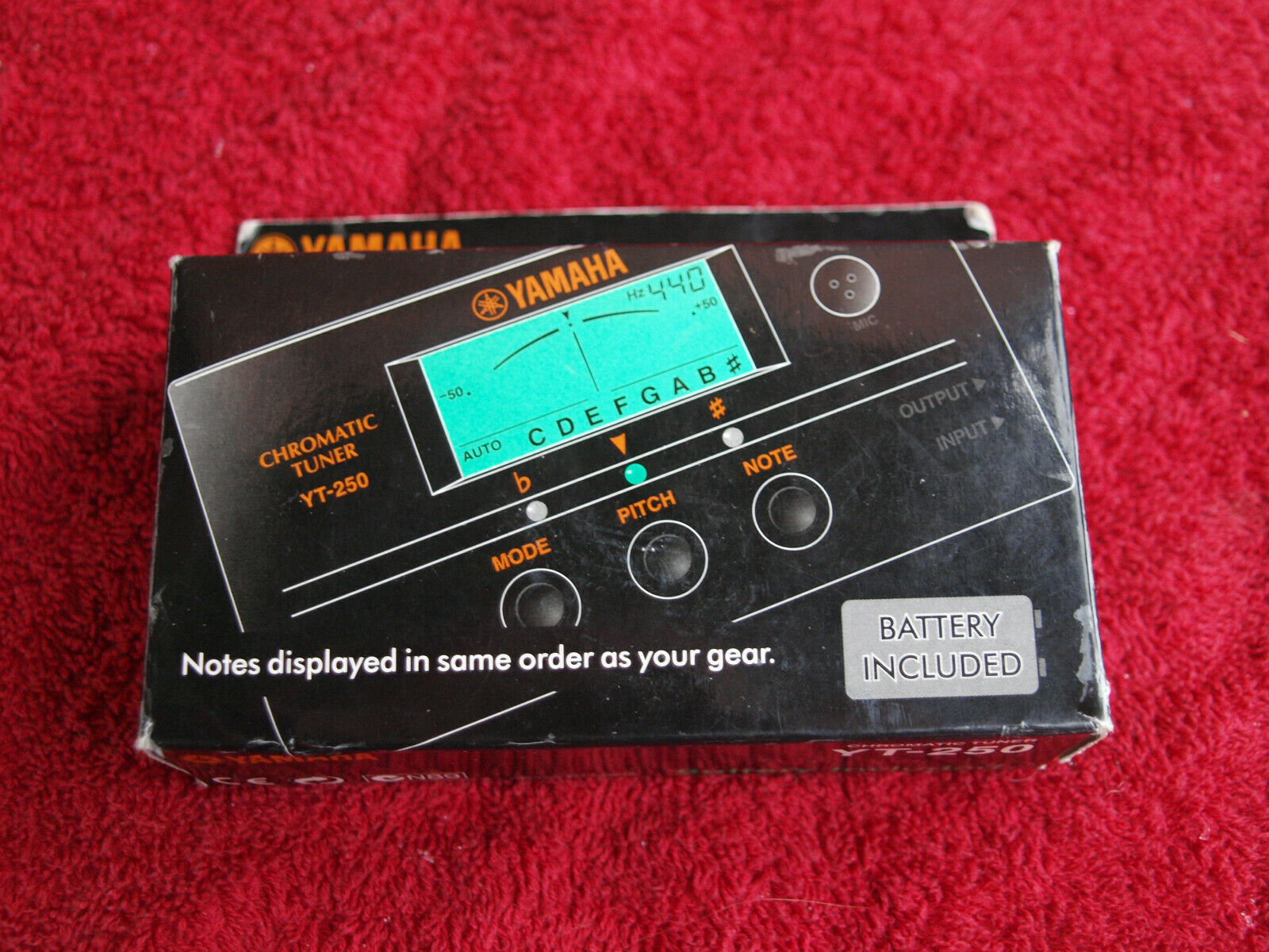 Yamaha YT-250 Chromatic Tuner For Tuning Music Instruments - General ...