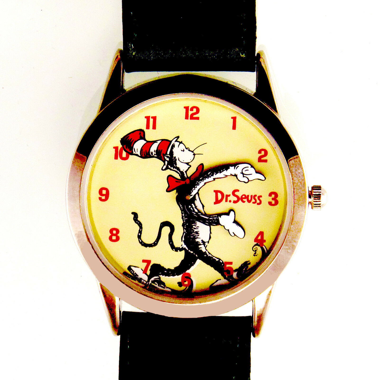 Dr Seuss Watch Cat In The Hat Tick Tocking Time Tickers Fossil New Unworn 159 Animation