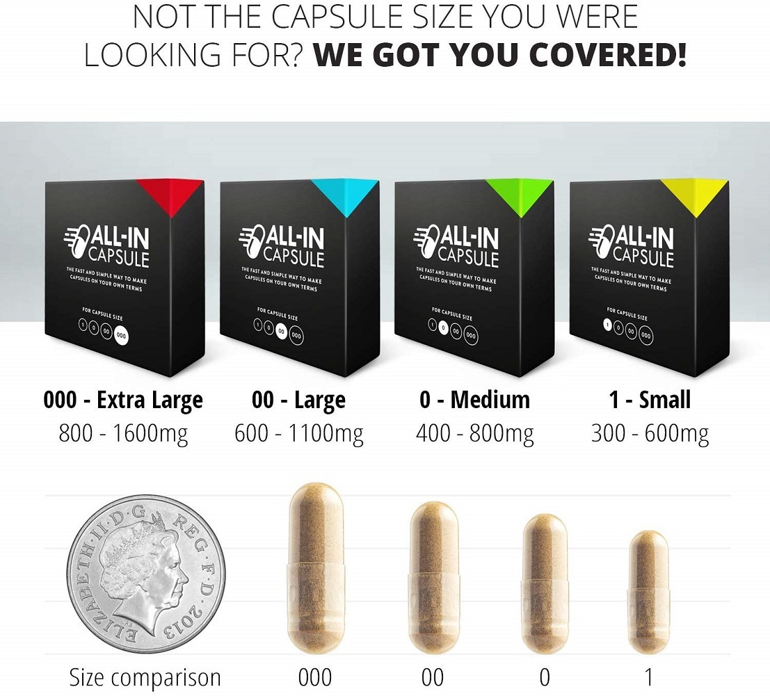 ALL-IN Capsule Filling Machine for Size 00 - Make Your Own Capsules Now ...