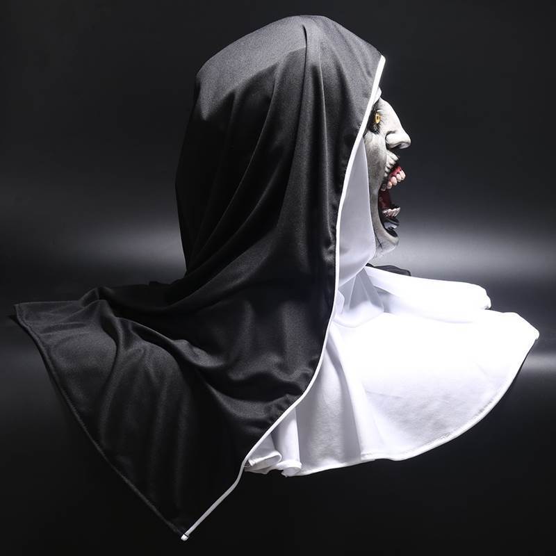 Hot New 2018 The Nun Full Head Mask Cosplay Costume Conjuring Valak ...