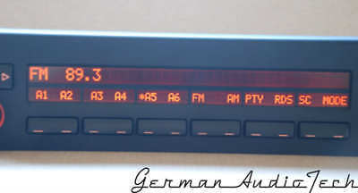 BMW E39 MID MULTI-INFORMATION RADIO STEREO DISPLAY 1996 1997 1998 1999 ...