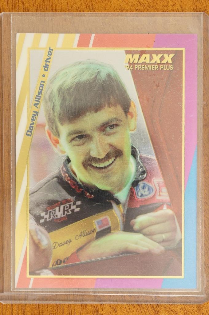 1994 NASCAR Racing Foil Trading Card Maxx Premier Plus Davey Allison ...
