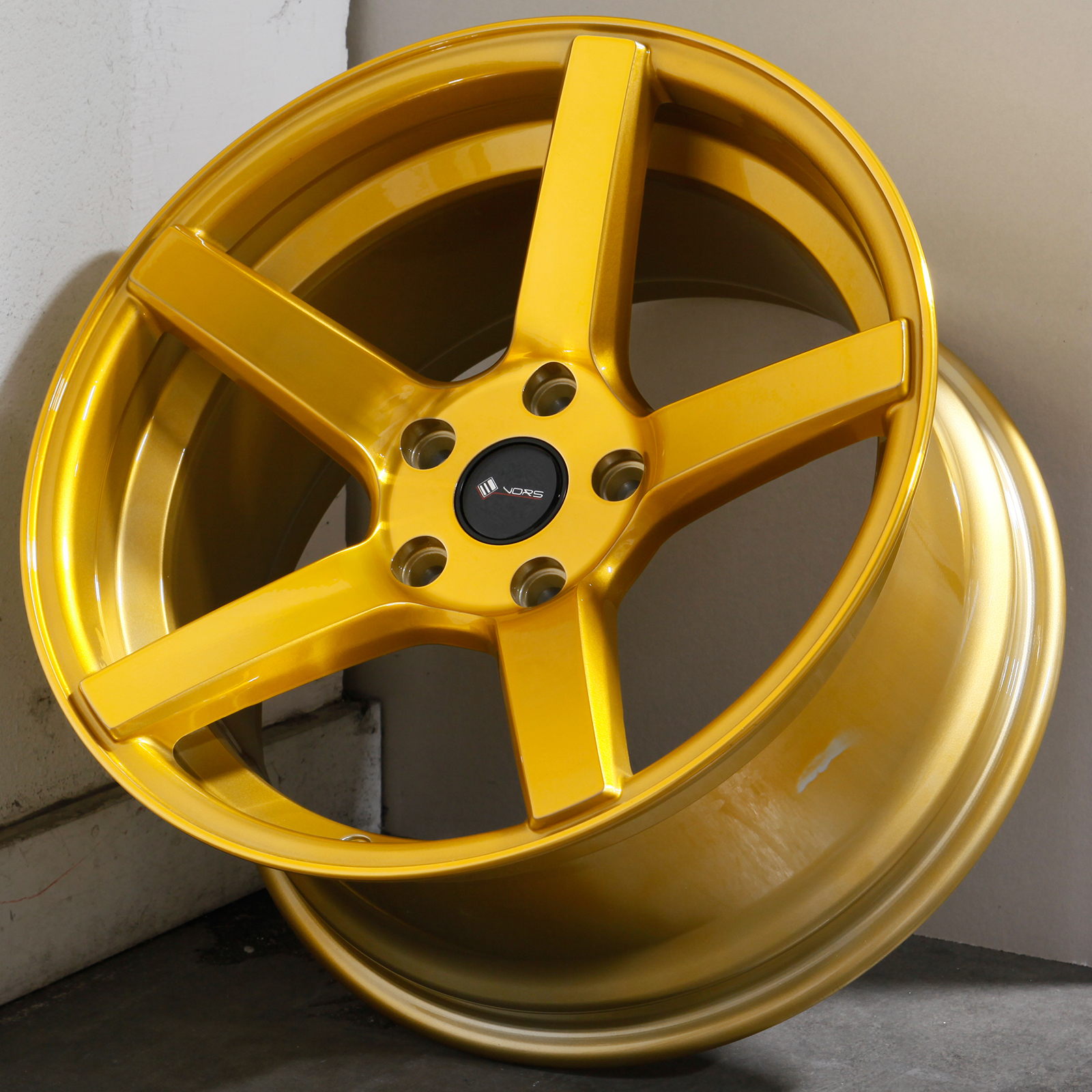 18x9.5 Vors TR5 5x112 35 Candy Gold Wheels Rims Set(4) 73.1 - Wheels