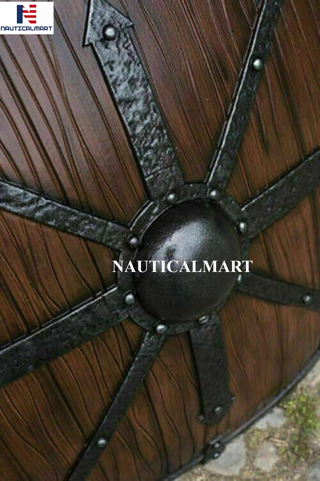 Medieval Viking Armour Shield Fully Functional Designer Brown Shield ...