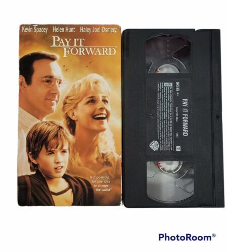 Pay It Forward (VHS, 2001) Haley Joel Osment, Kevin Spacey, Helen Hunt ...
