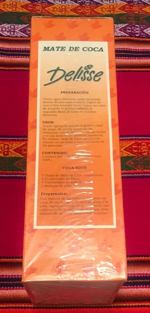 Peruvian Pack Delisse 100ct Tea Bag Box & Inka Flour 100g Bag -Peruvian ...