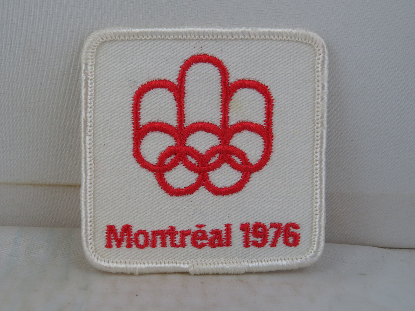 Vintage Summer Olympic Patch - Montreal 1976 White Colour - Unused ...