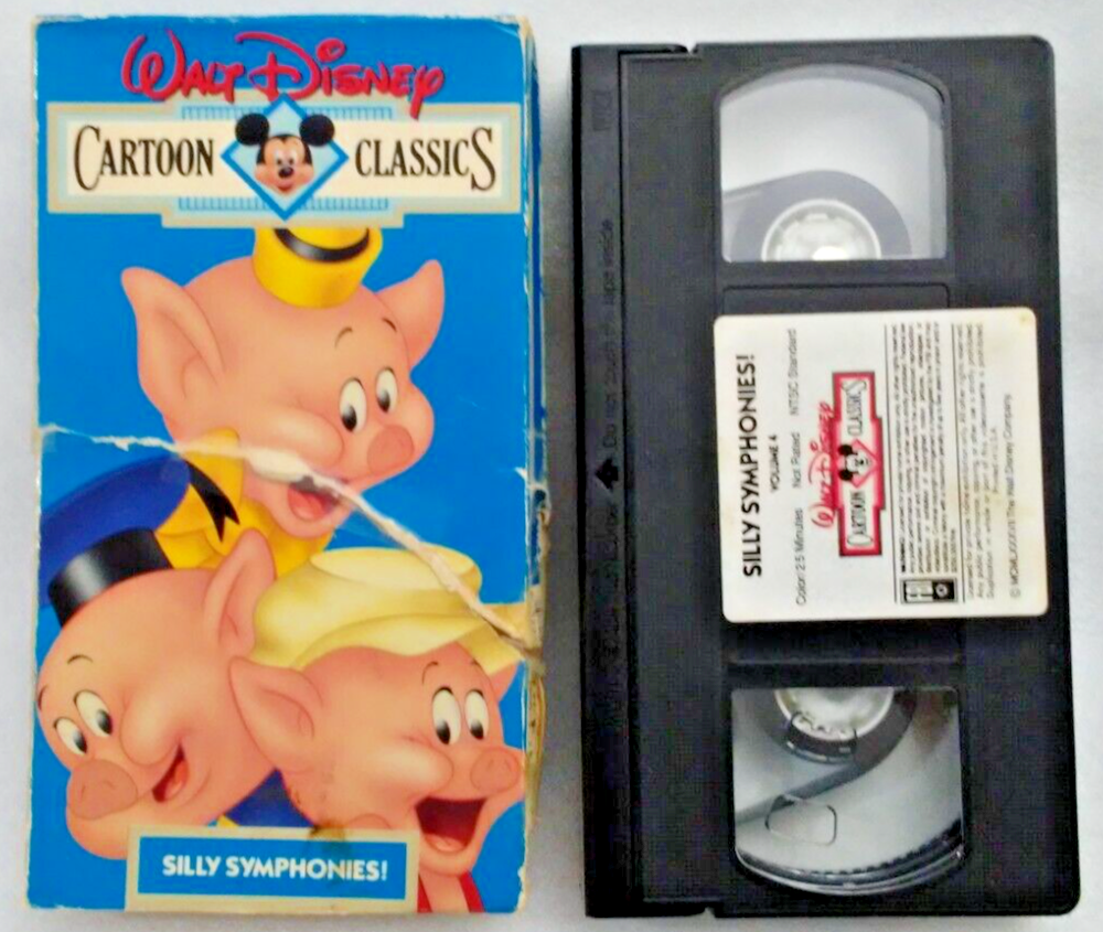 VHS Walt Disney Cartoon Classics - Vol. 4 Silly Symphonies (VHS 1991 ...