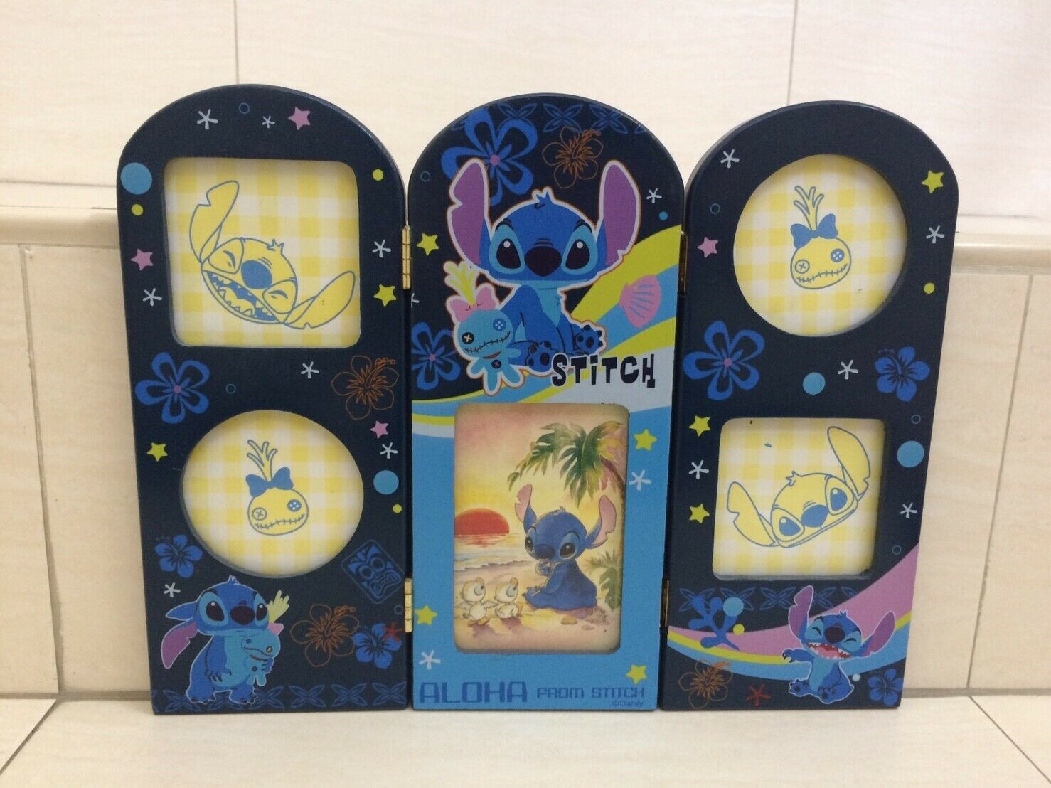 Disney Lilo and Stitch Window Frame Figure Model. Hawaii Theme. Rare ...