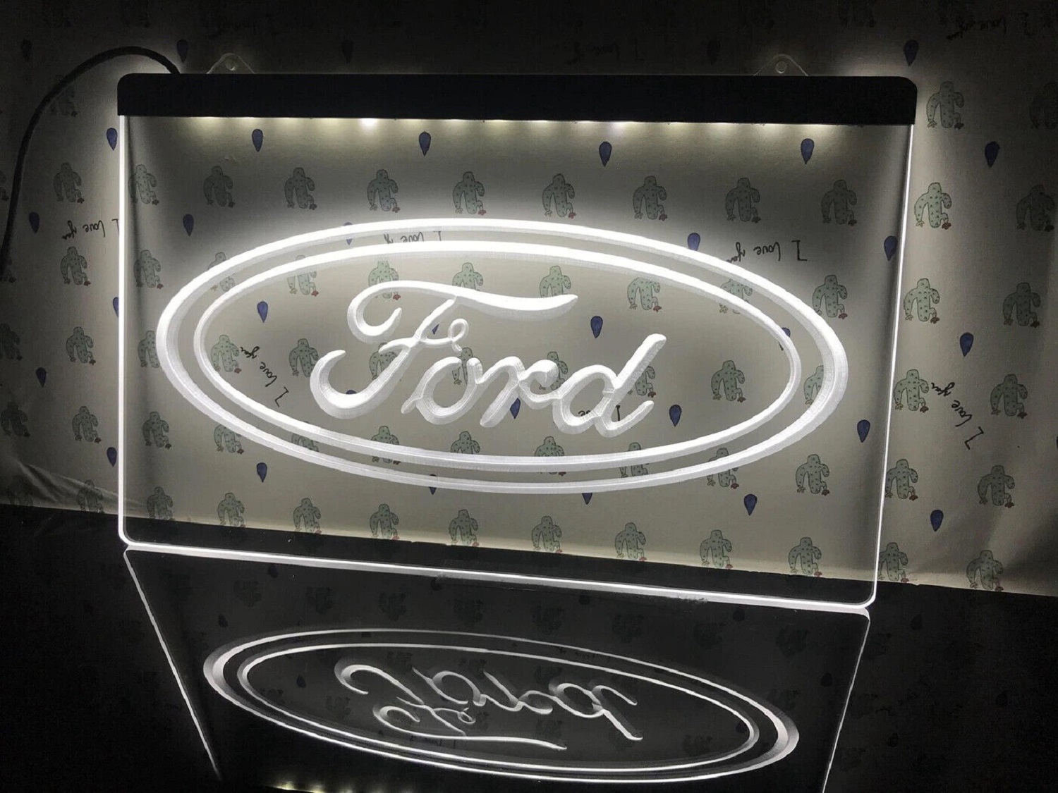 Ford Illuminated Led Neon Sign Home Decor, Room, Garage, Lights Décor ...