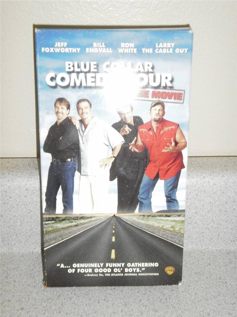 VHS MOVIE- BLUE COLLAR COMEDY TOUR- JEFF FOXWORTH- BILL ENGVALL- USED ...