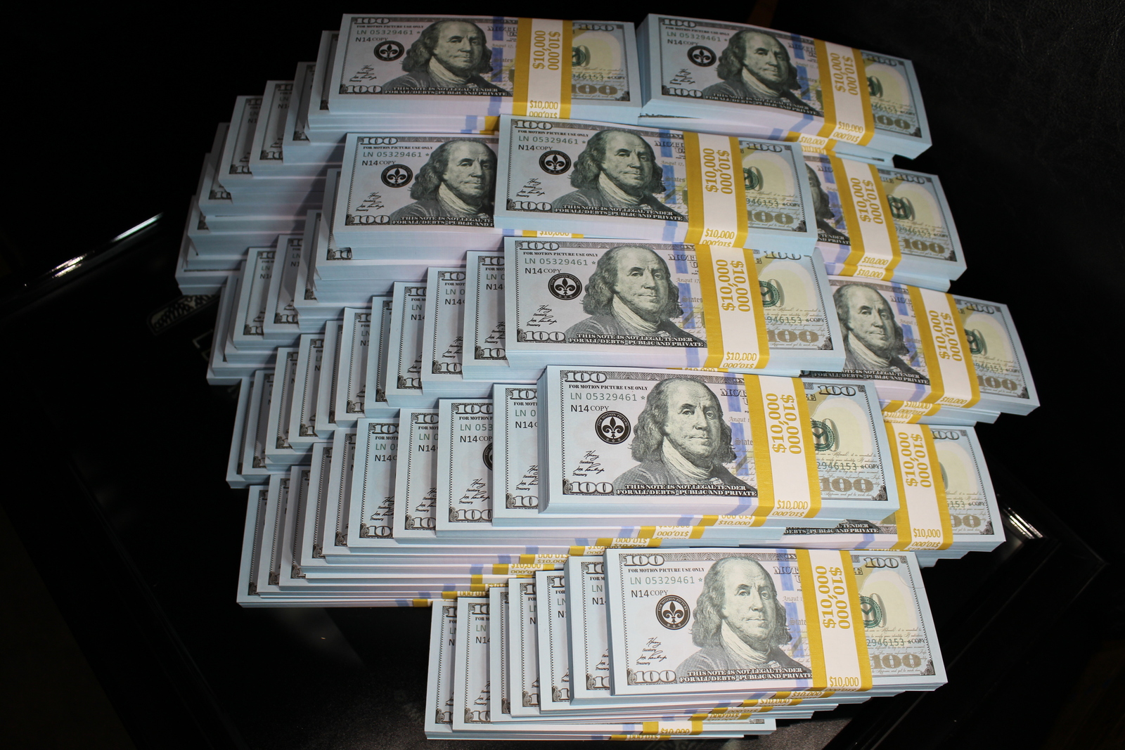10K Full Print Realistic Prop Money New 10,000 Dollar Bills Cash Fake ...