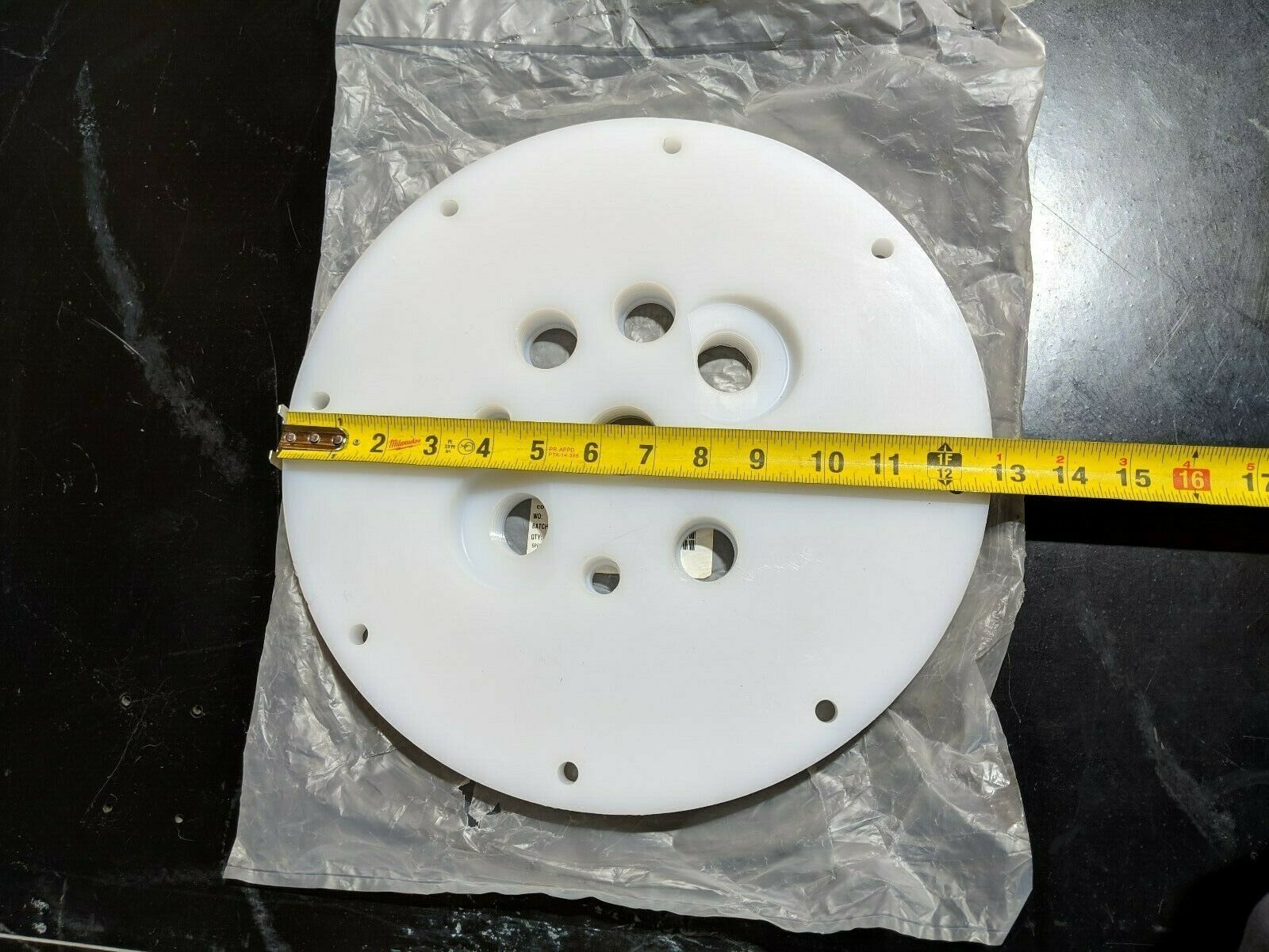 Entegris PTFE Flange Reactor Cover with Dual Angled Ports 224-180 ...