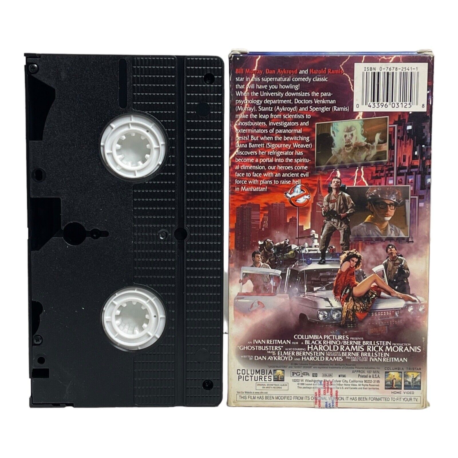 Ghostbusters, 1984 (VHS, 1999) Bill Murray, Dan Aykroyd, Sigourney Weaver - VHS Tapes