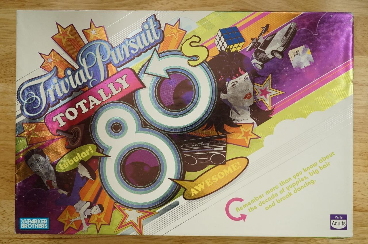 2006 Board Game Trivial Pursuit Totally 80s Parker Brothers Adult Party ...