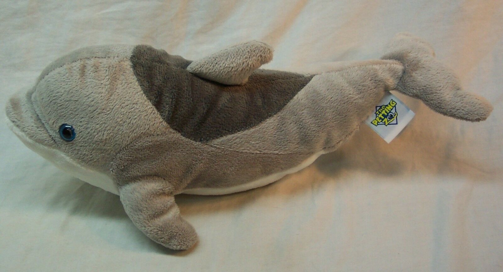 The Petting Zoo CUTE SOFT GRAY DOLPHIN 13" PLUSH STUFFED ANIMAL Toy - Other