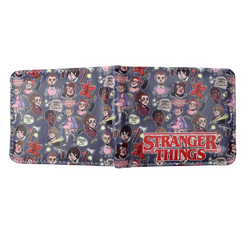 Stranger Things Season Montauk Wallet Short Purse for Student Whit Coin ...
