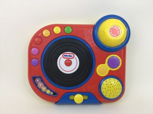 Turntable Poptunes Music Mixer DJ Vintage Little Tikes Musical Toy w ...
