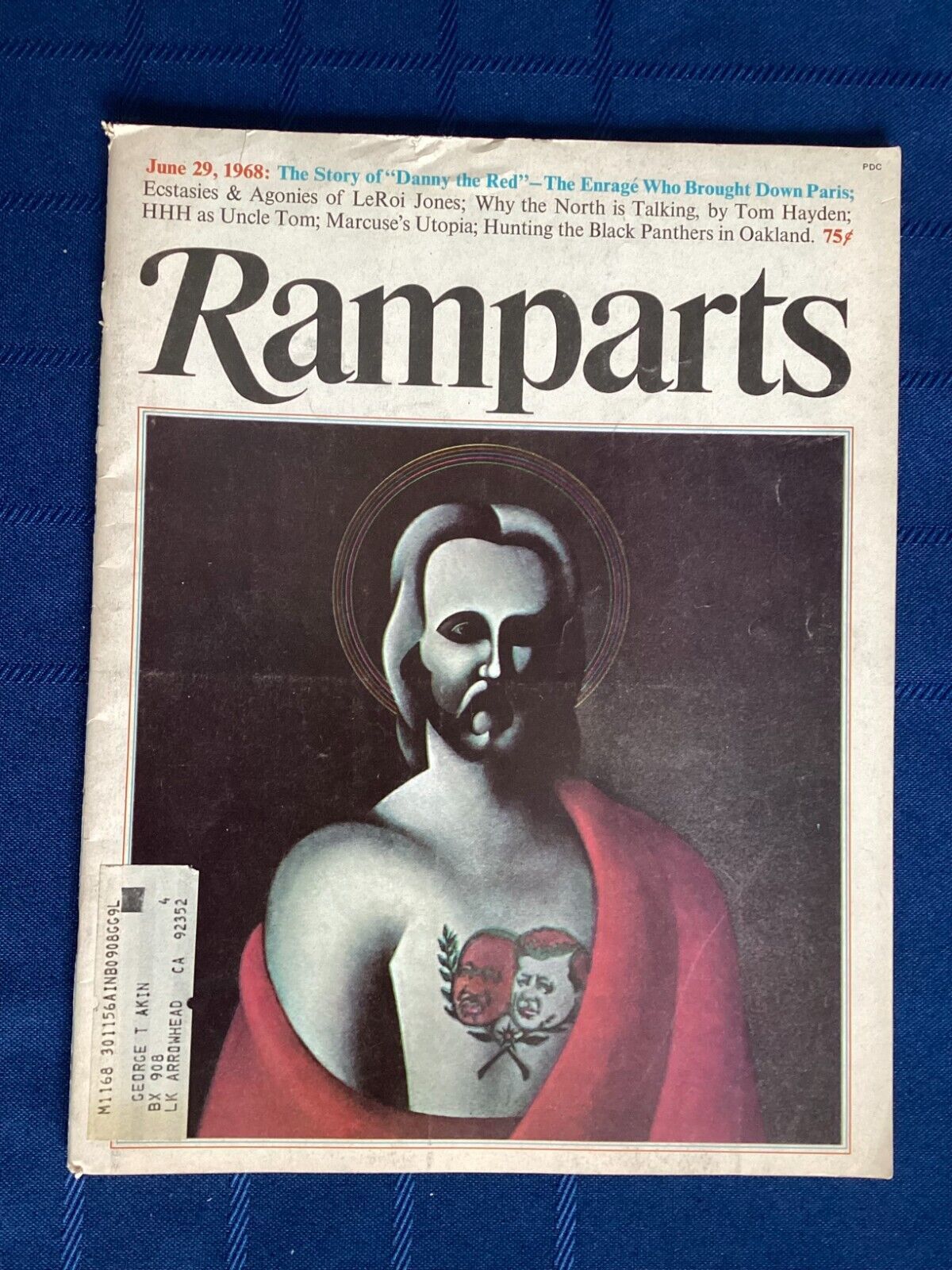 RAMPARTS MAGAZINE - June 29 1968 - RARE ERROR ISSUE WITH MISPRINTED ...