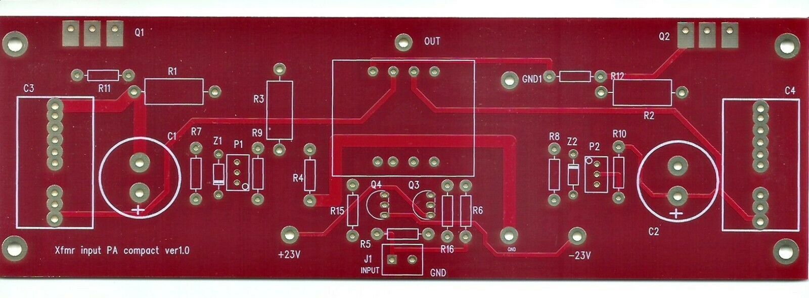 jfet buffered transformer coupled mosfet power amplifier F6 PCB 1 piece ...