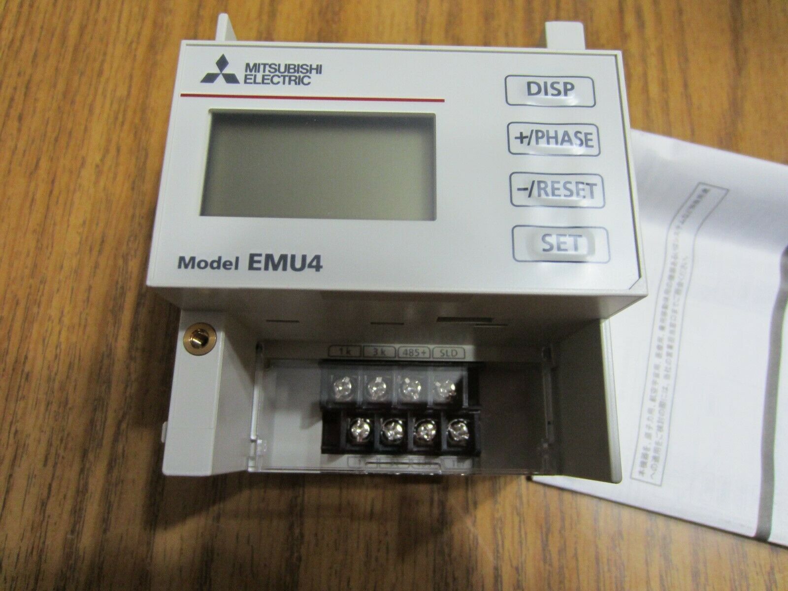 New Mitsubishi EMU4-BD1-MB Din Rail Power Meter Basic Model EMU4 - Business & Industrial