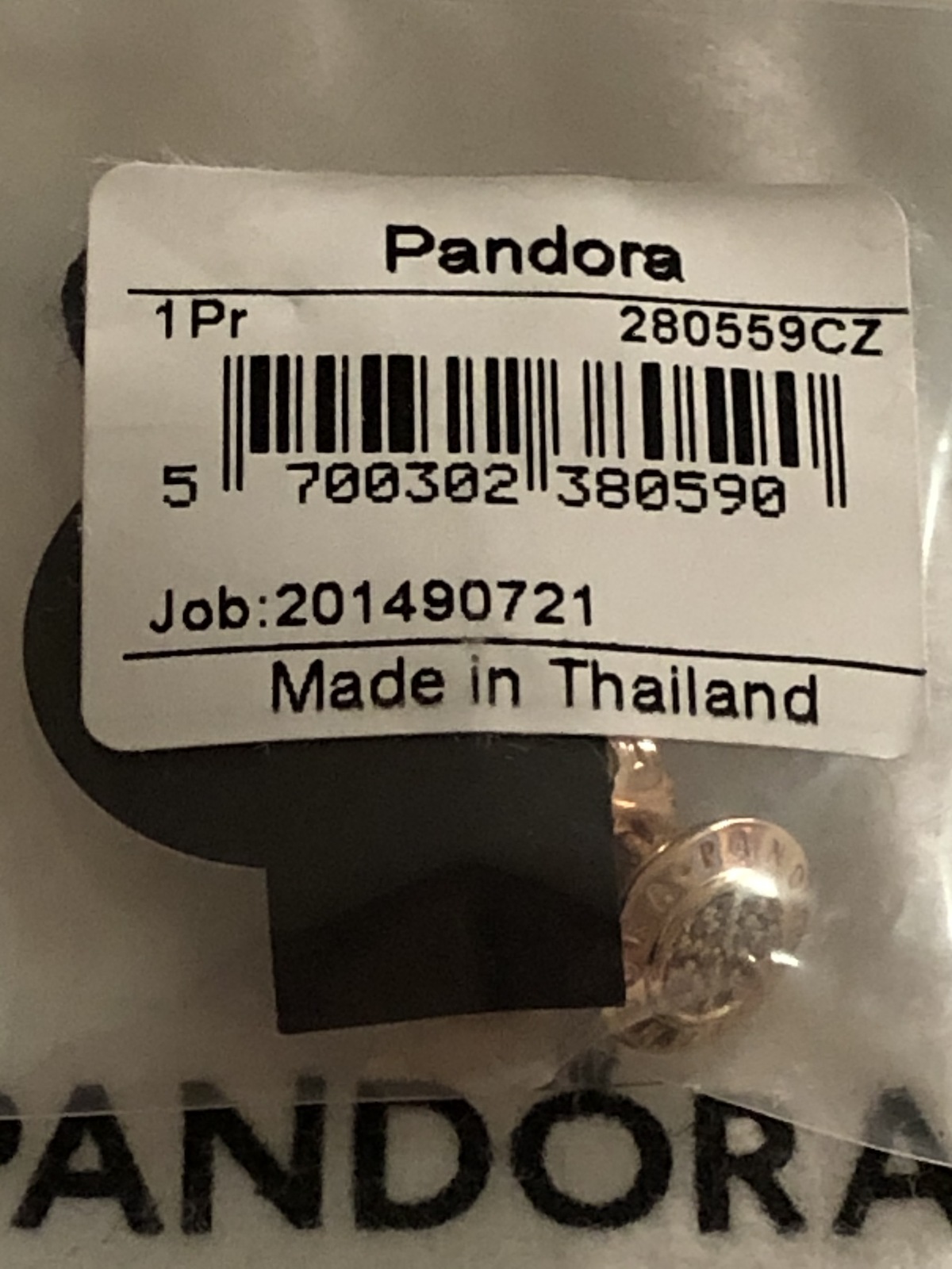 Genuine Pandora Rose Open Heart Stud Earrings 280528CZ - Fine Jewelry