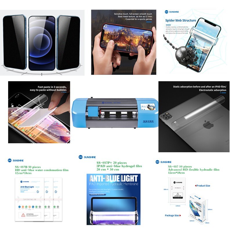 shine ss-057A ss 057S,shine hydrogel film,SS-057R,SS-057E SS 057P ...