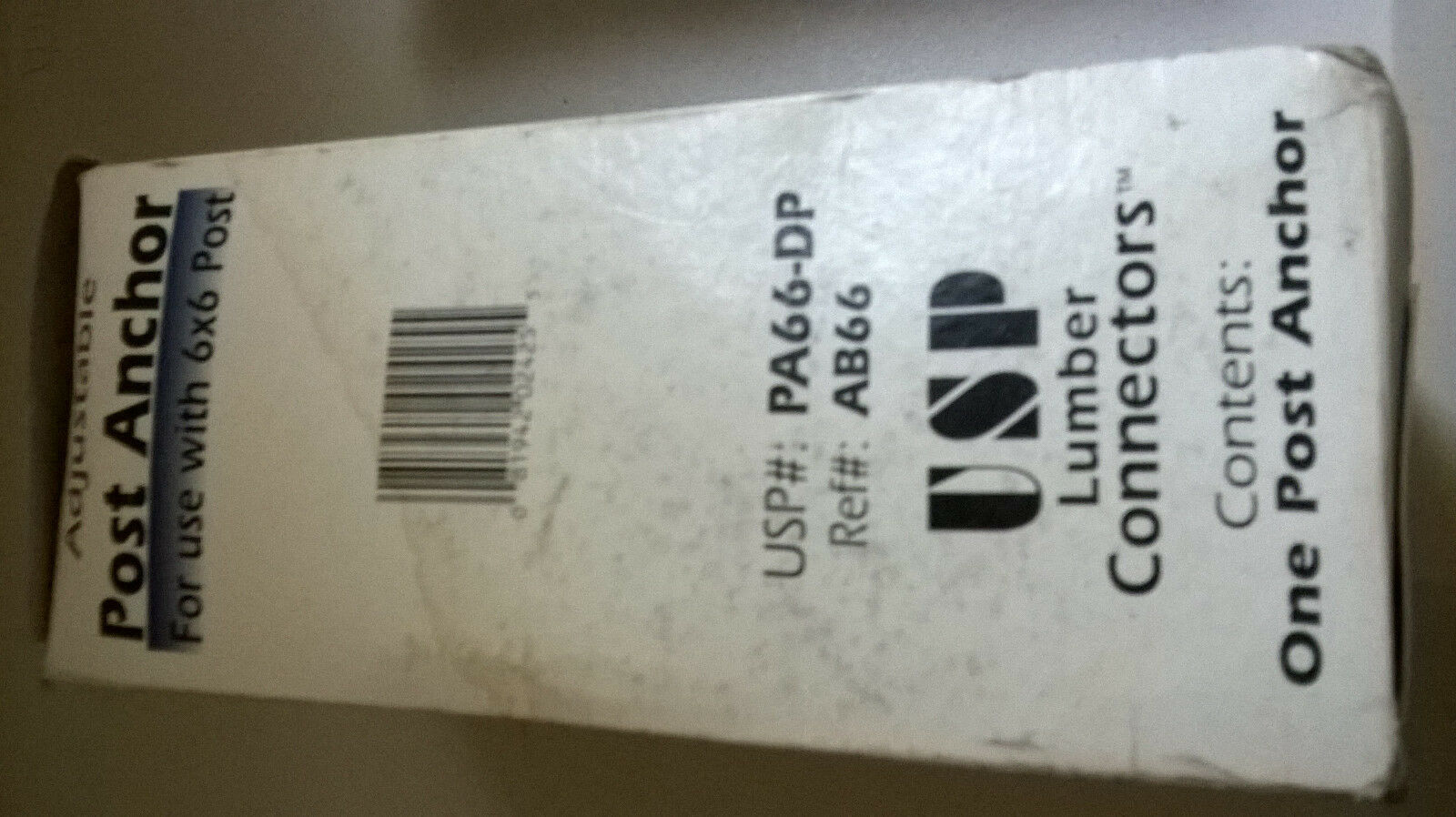 USP Lumber PA66-DP Post Anchor 4-sided 6x6 w/Display Box 18 ga 505 ...