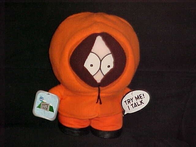 12" Talking Kenny Plush Toy With Tags From South Park 1998 Comedy ...
