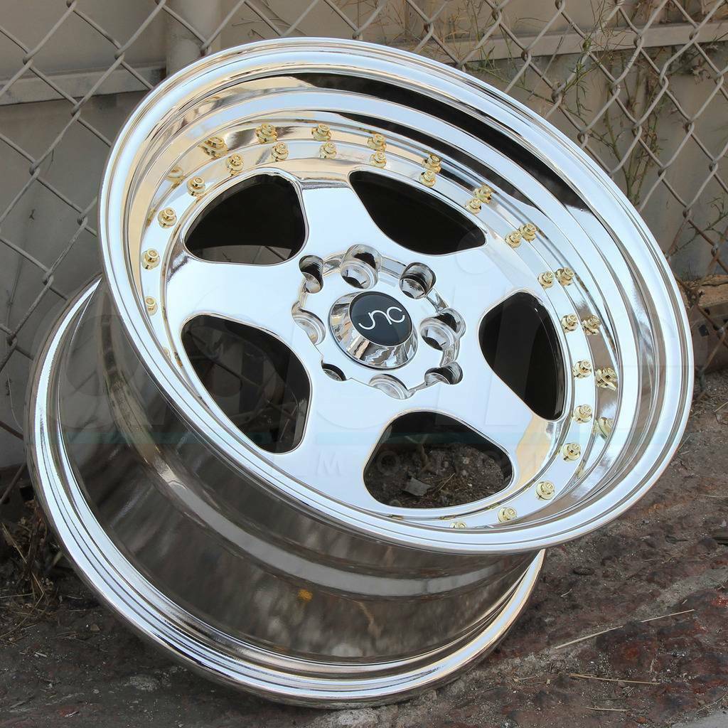 16x8/16x9 JNC 010 JNC010 4x100/4x114.3 25/15 Platinum. Wheel Rims set(4 ...