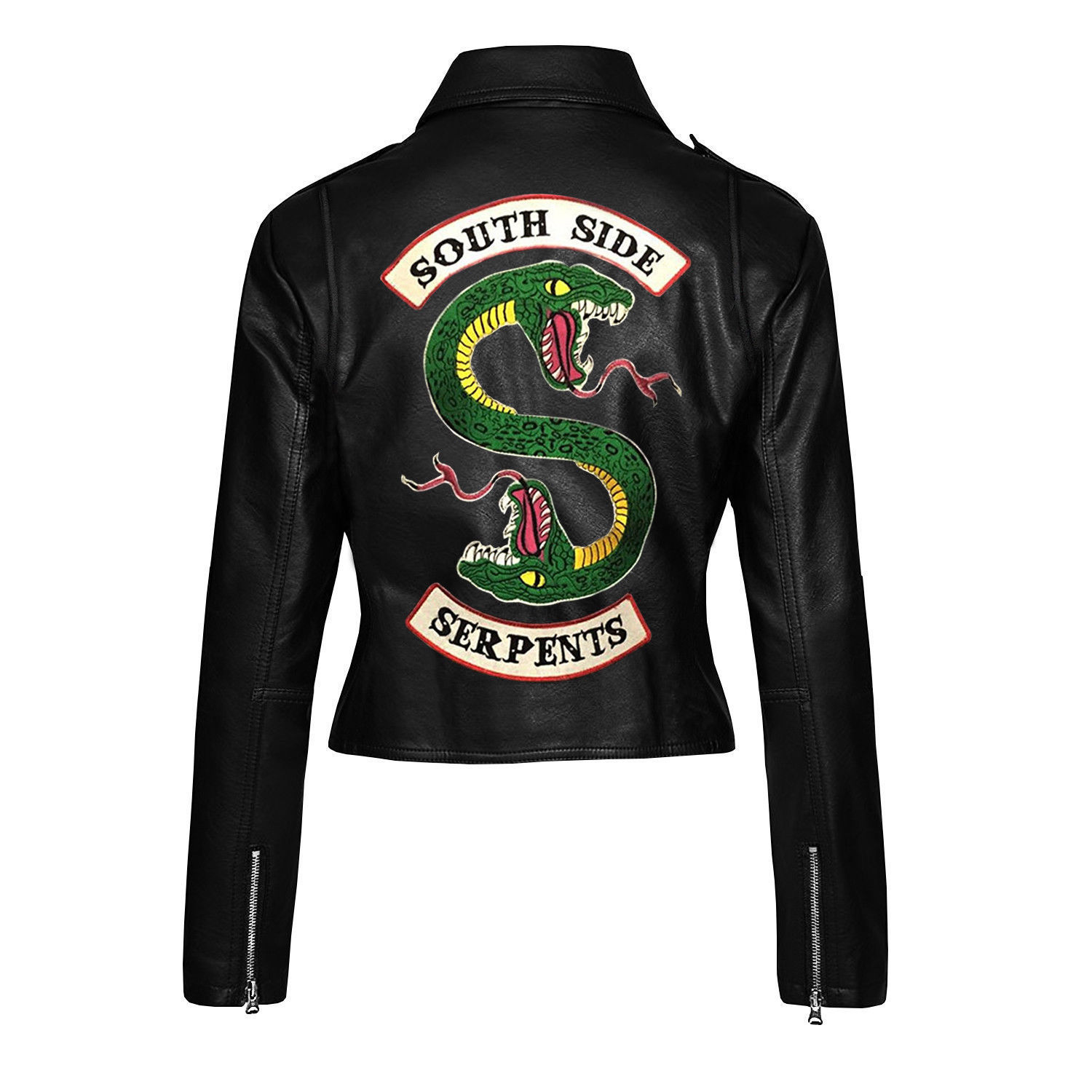 Women's Riverdale Southside Serpents Black Leather Jacket | All Sizes ...