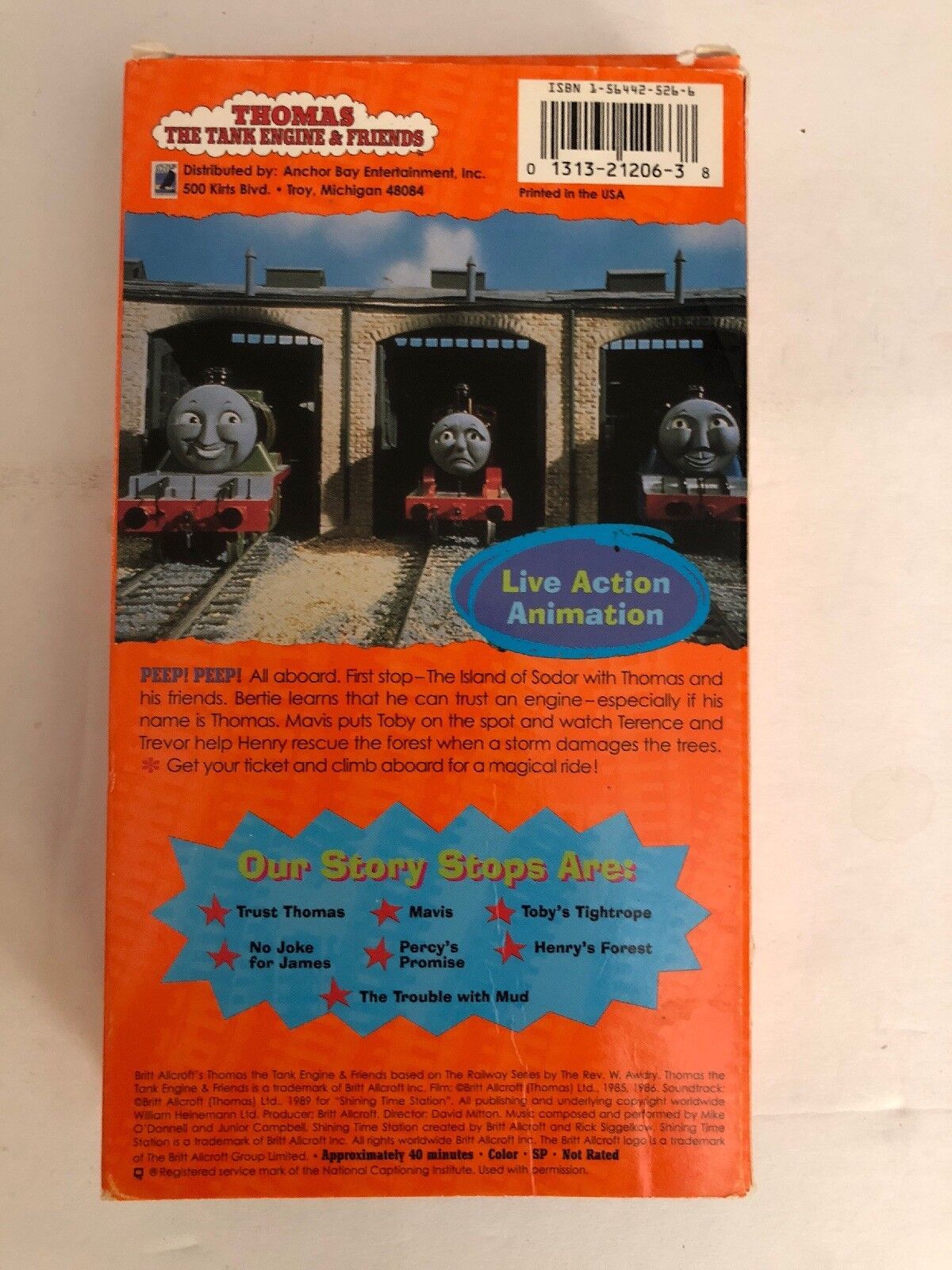 Thomas The Tank Engine & Amis Trust Thomas & Other Stories Vhs-Tested ...