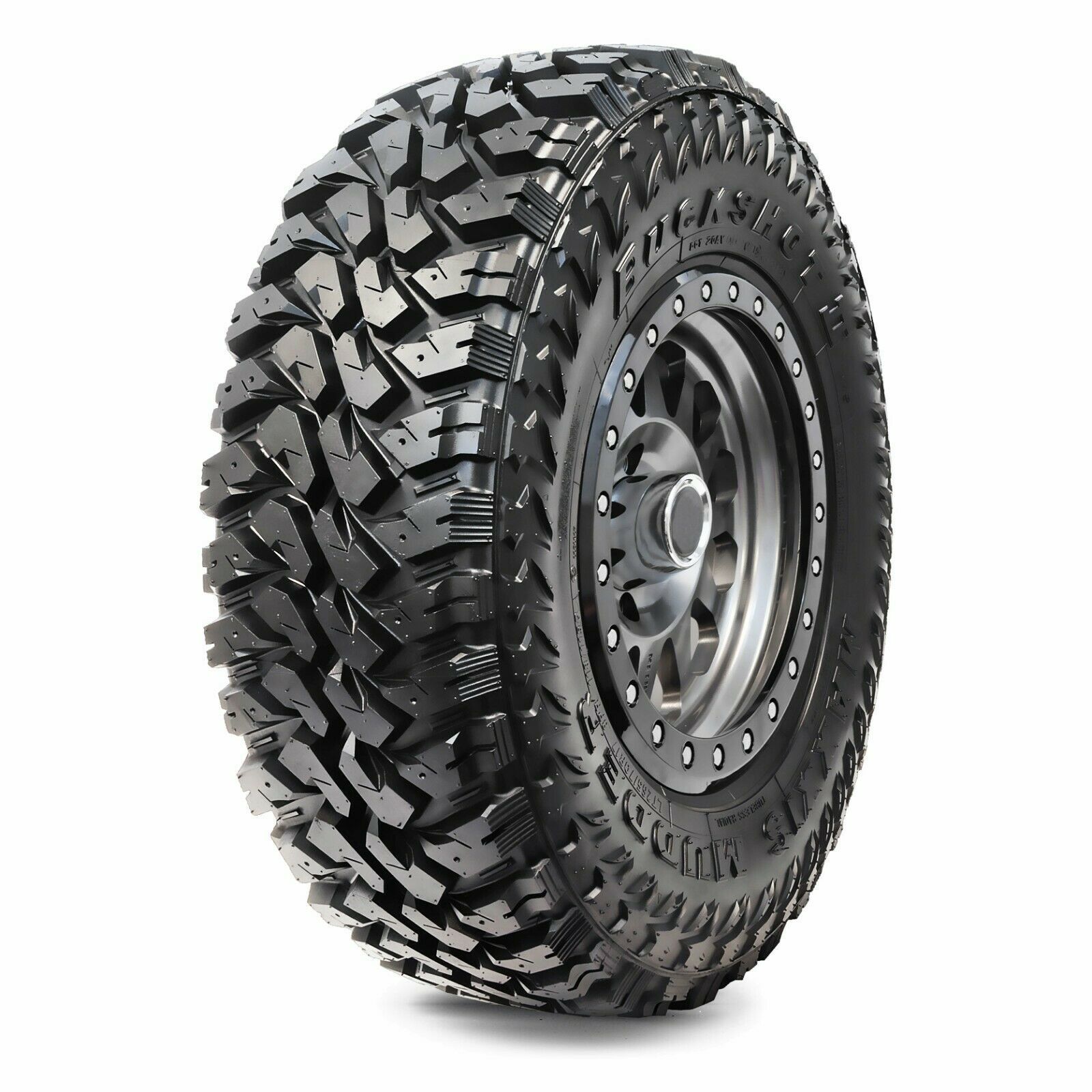 27X8.50R14LT Maxxis BUCKSHOT MUDDER II MT-764 M/T 95Q 6PLY RBL M+S (SET ...