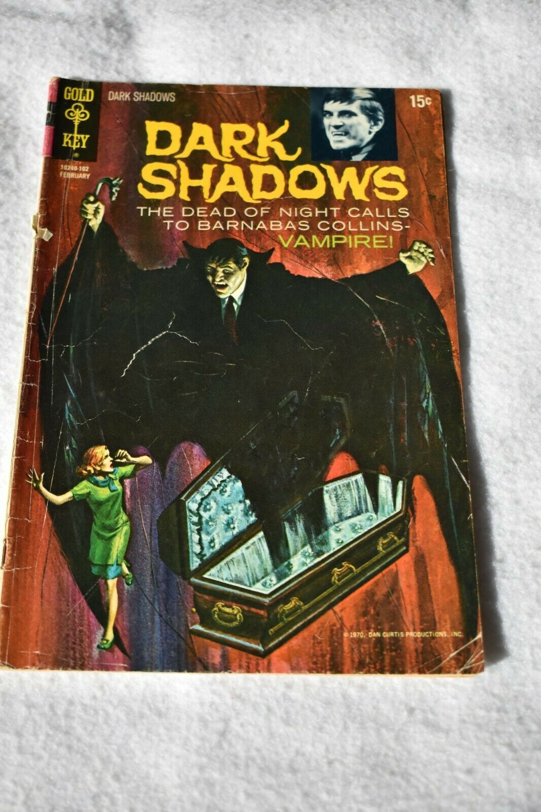 Dark Shadows # 8 February 1971 Gold Key Comic Book - Movie, TV & Music