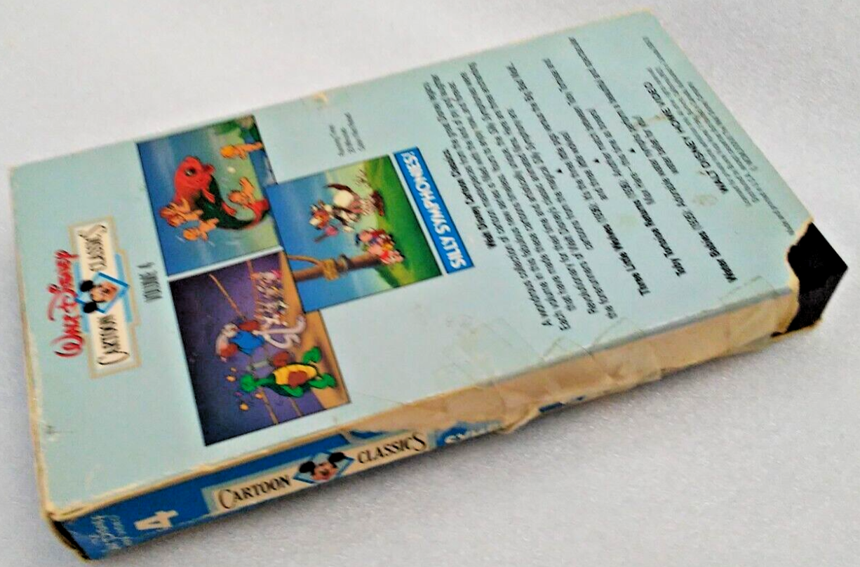 VHS Walt Disney Cartoon Classics - Vol. 4 Silly Symphonies (VHS 1991 ...
