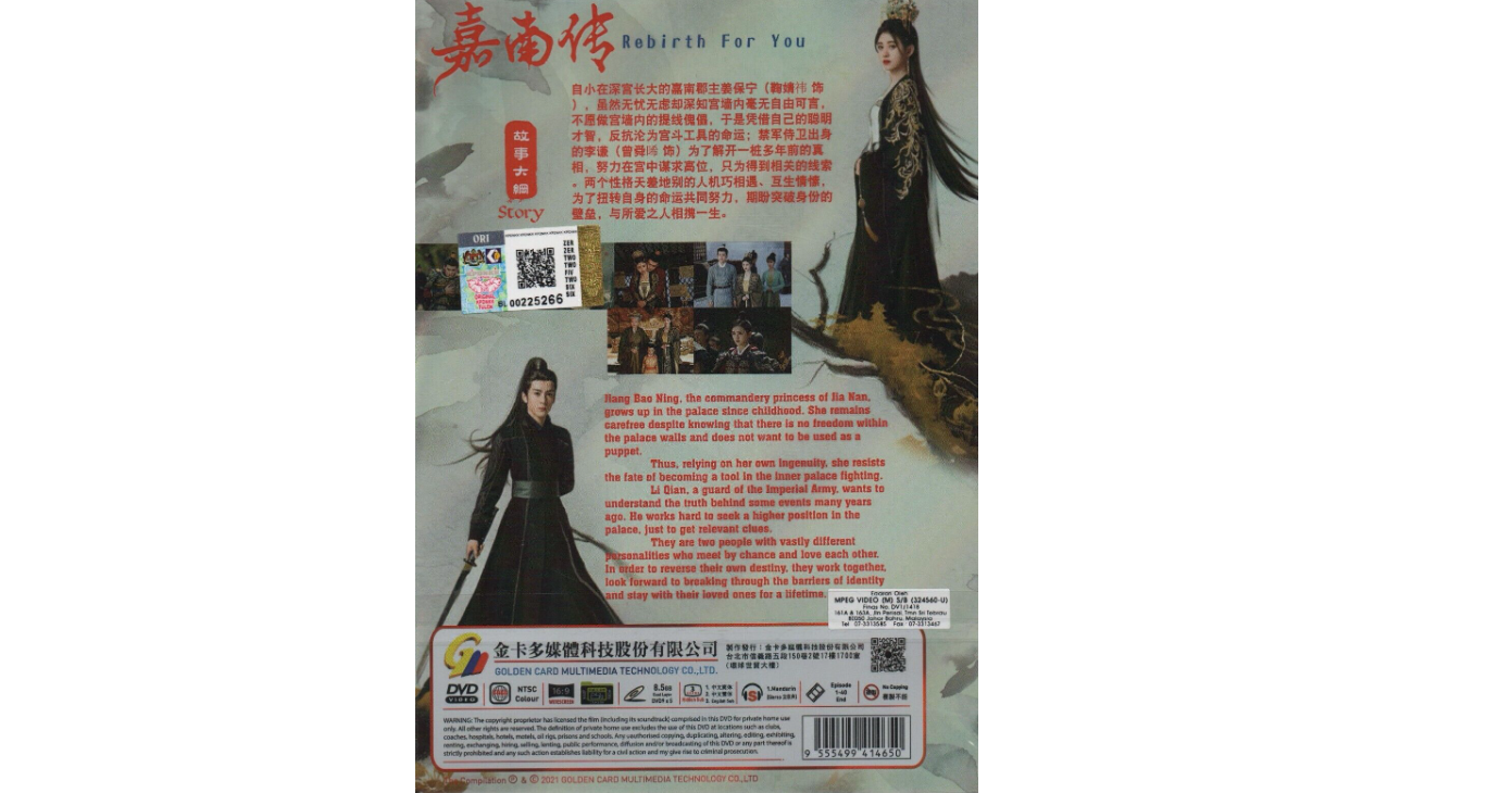 Chinese Drama HD DVD Rebirth For You Vol.1-40 End (2021) English Subtitle - DVDs & Blu-ray Discs