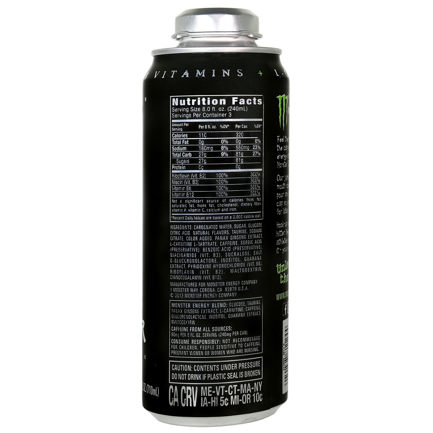 Monster Energy Mega Can Original (24oz / 12pk) - Energy Drinks