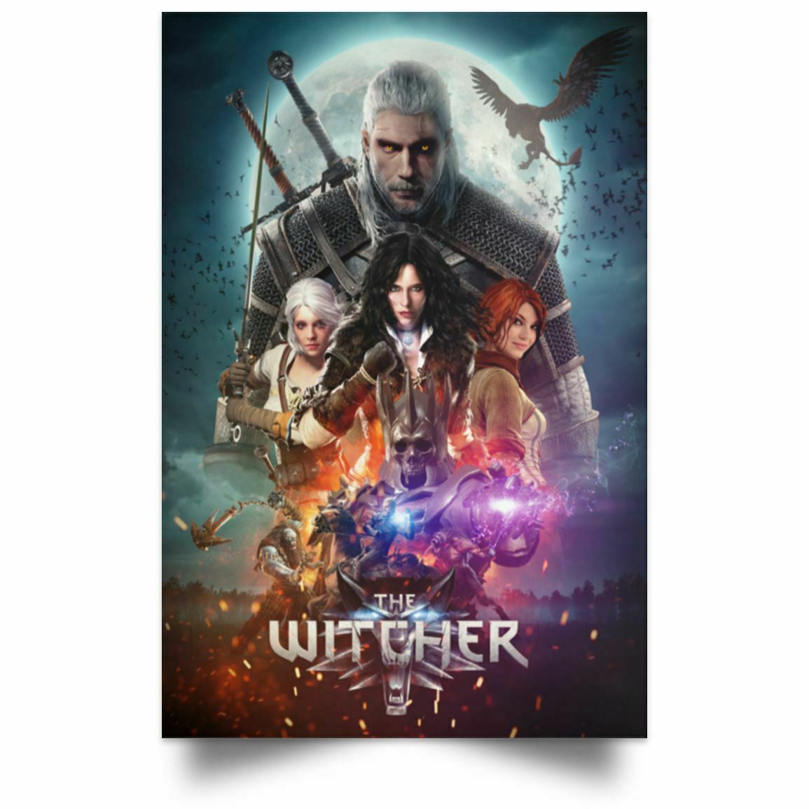 The Witcher Poster Henry Cavill TV Series Art Print 16x24 24x36 - Art ...