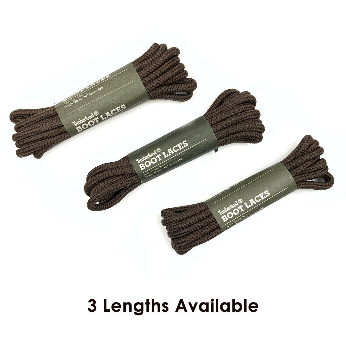 Timberland Round Replacement Laces Fox Brown Boot Laces - You Pick ...
