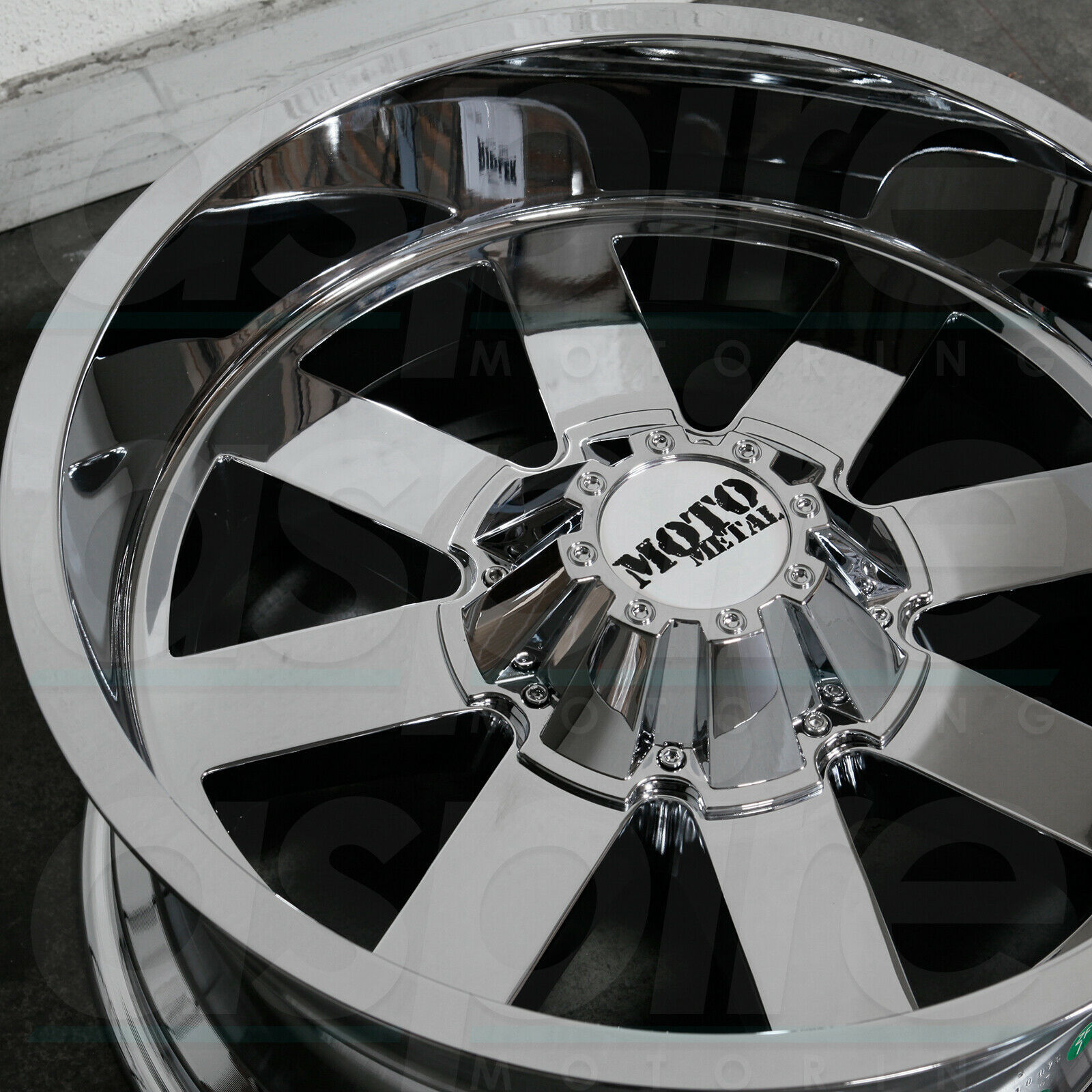 17x10 Moto Metal MO962 6x135/6x5.5 -24 Chrome Wheels Rims Set(4) - Wheels