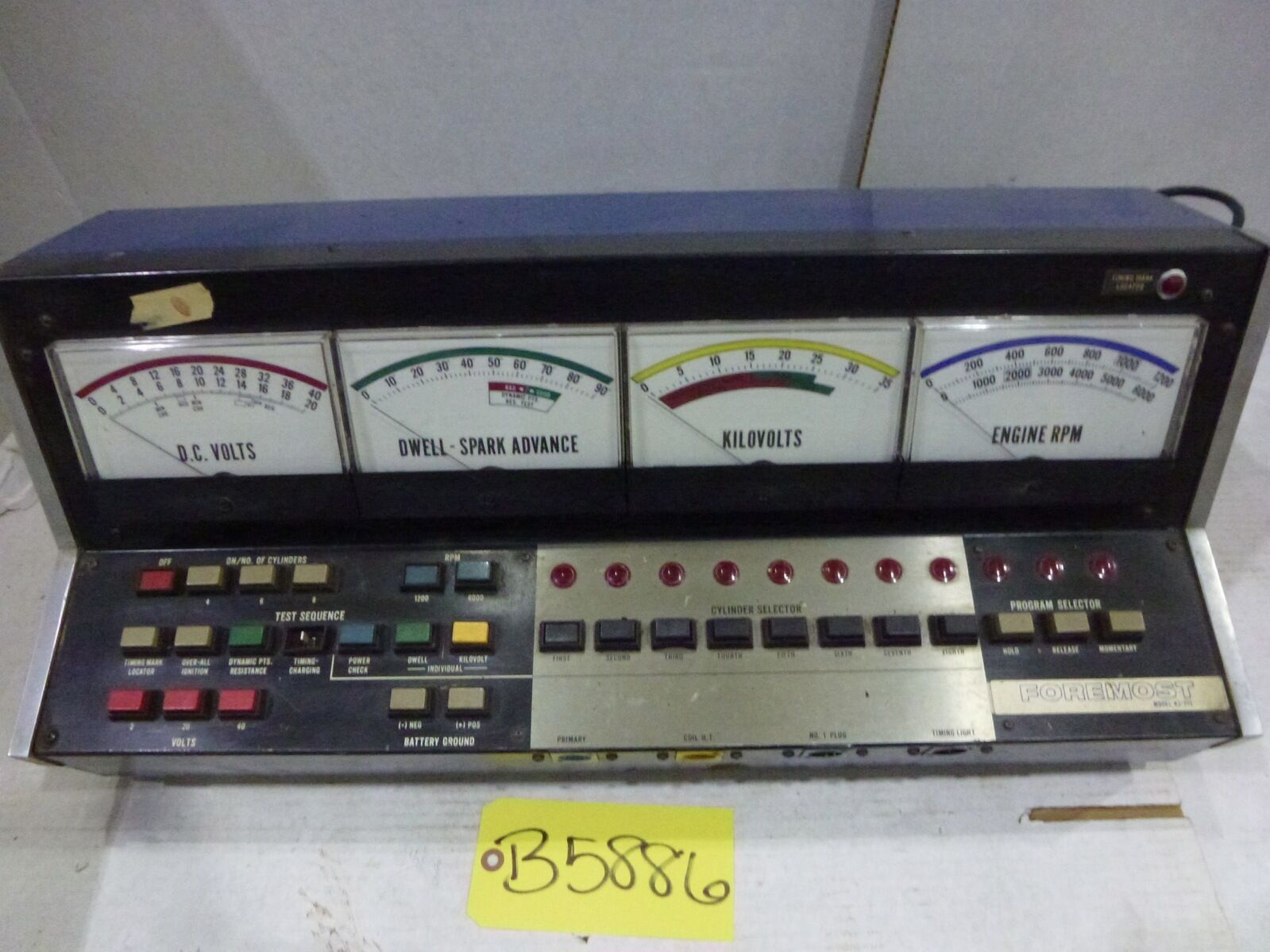 Marquette Engine Analyzer, Model No. 42 715 - Everything Else