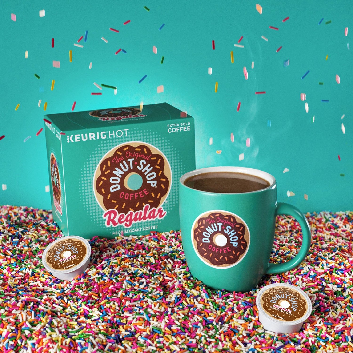 The Original Donut Shop Regular Coffee K Cup Pods 100 Ct Coffee
