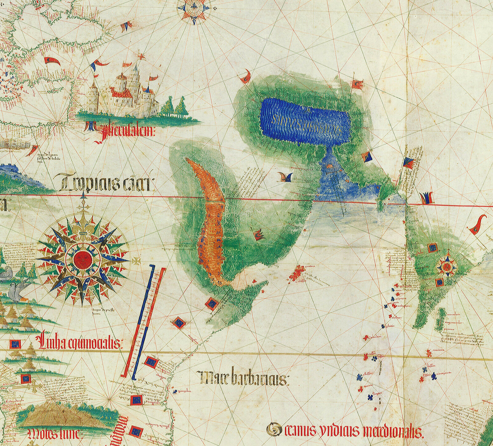 1502 World Map The Cantino Planisphere - and similar items